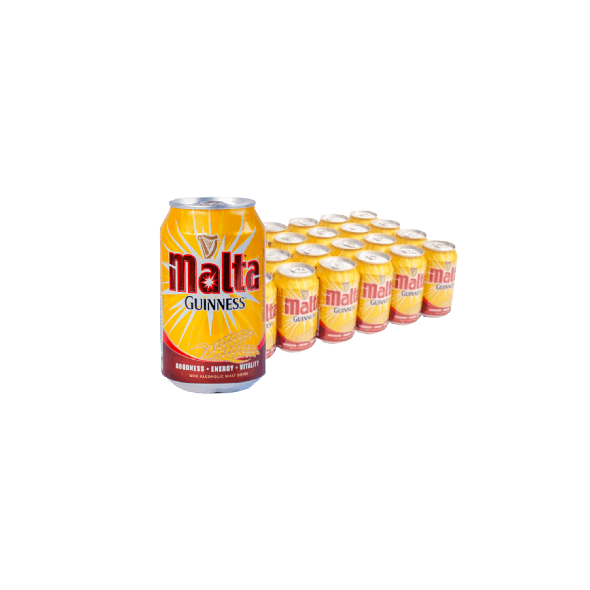 Malta Guinness Can – Pack of 24 – Non-Alcoholic Malt Drink – Mama Jones ...