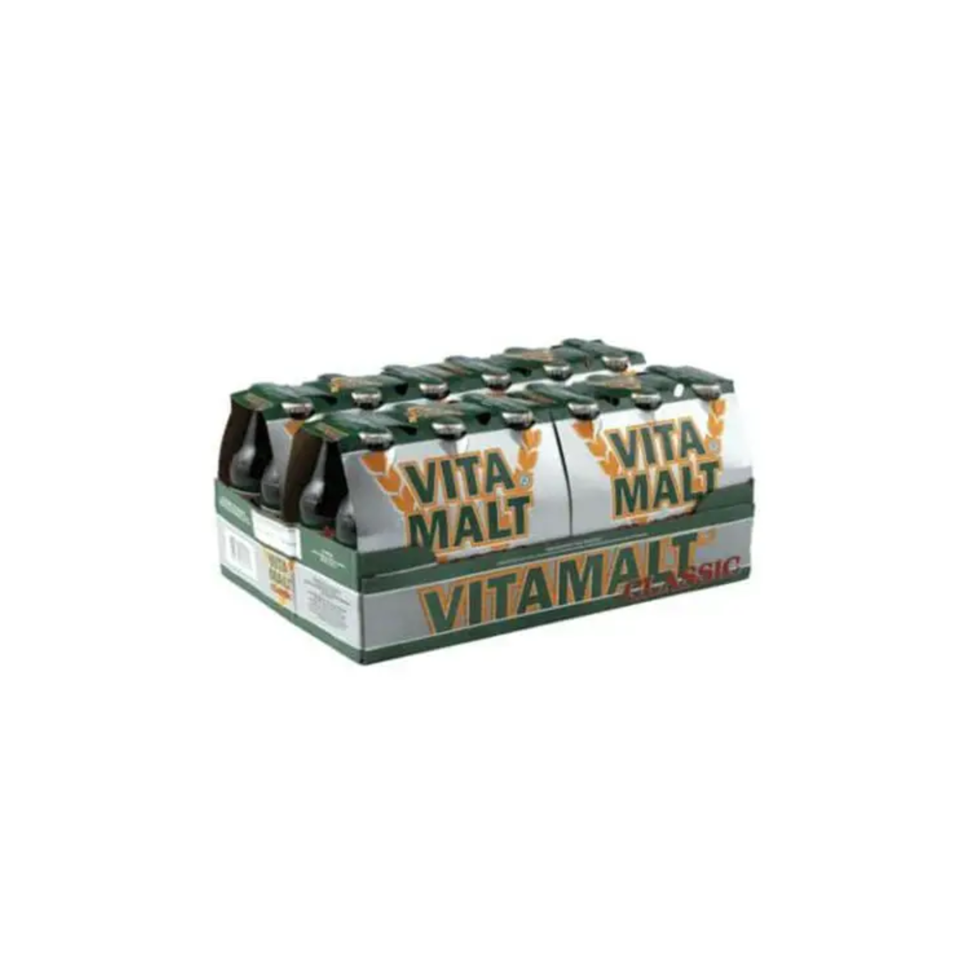 Vita Malt Classic Non-Alcoholic Malt Drink - Bulk Case of 24 Bottles ...